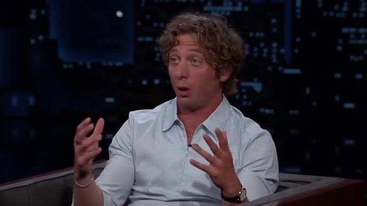 The Bear star Jeremy Allen White reveals massive keepsake he stole from set