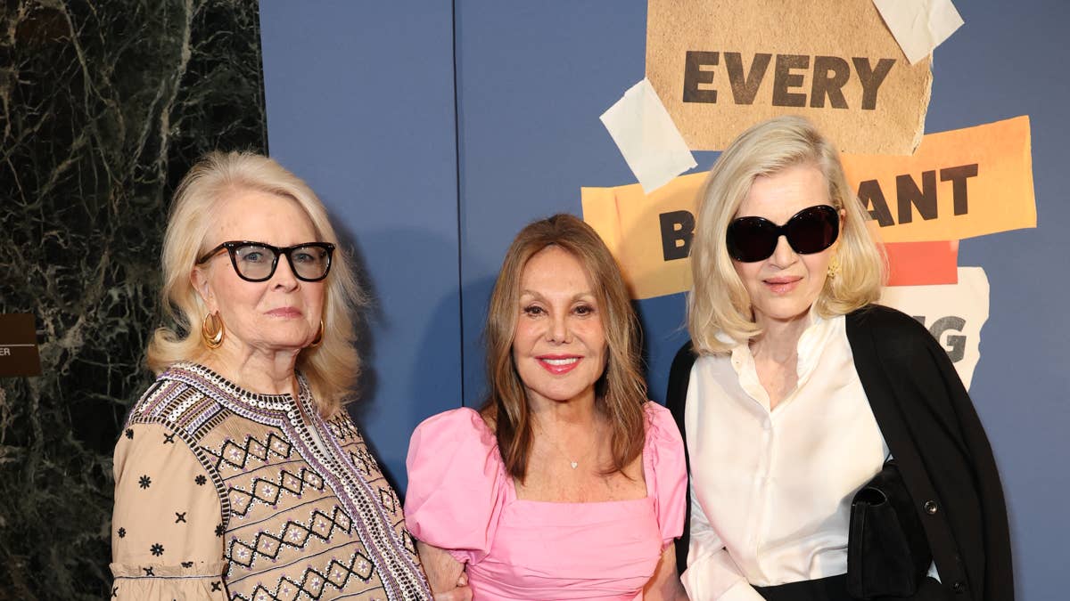 Marlo Thomas, 88, is pretty in pink in rare appearance with Diane ...