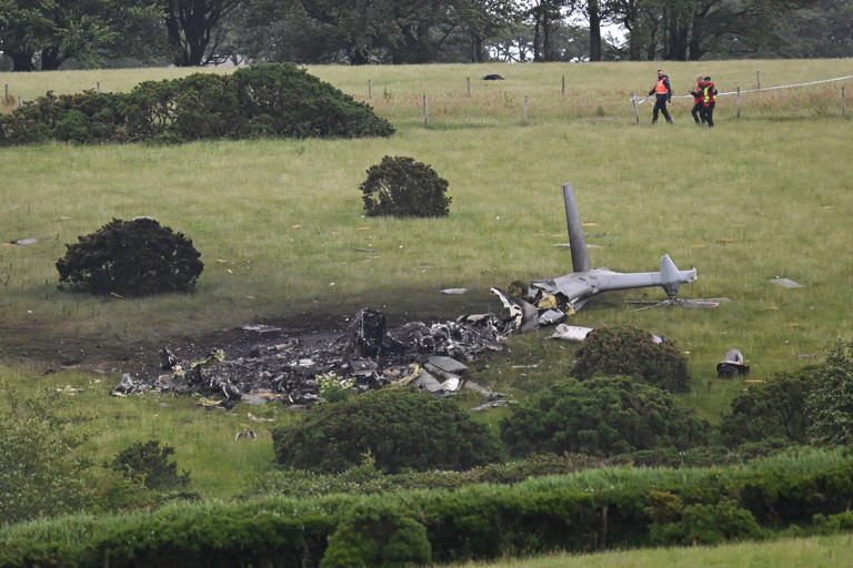 Three British navy personnel killed in helicopter crash in England