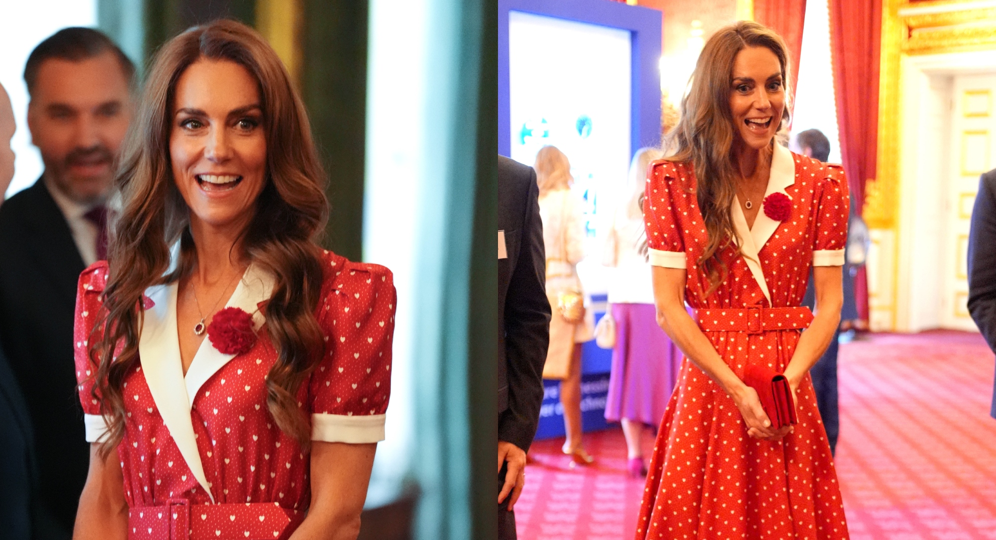 Kate Middleton pops in Rodarte dress for cancer research event