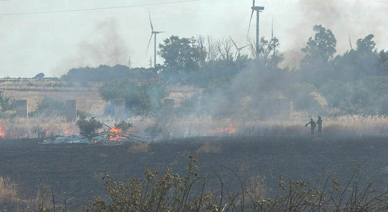 Incendi, in fumo 20 ettari di vegetazione tra Frigole e Torre Chianca