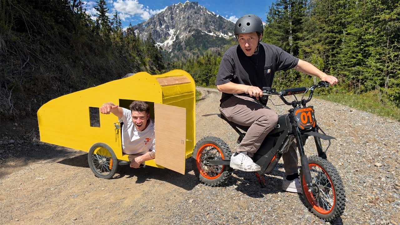 Mini bike micro camper challenge!