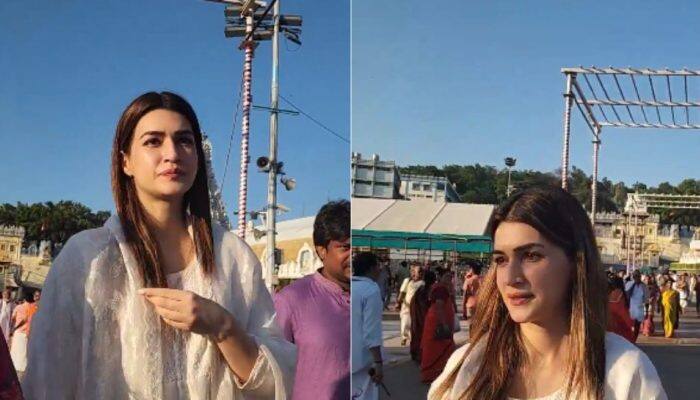 Kriti Sanon visits Tirumala Temple with family ahead of 'Cocktail 2 ...