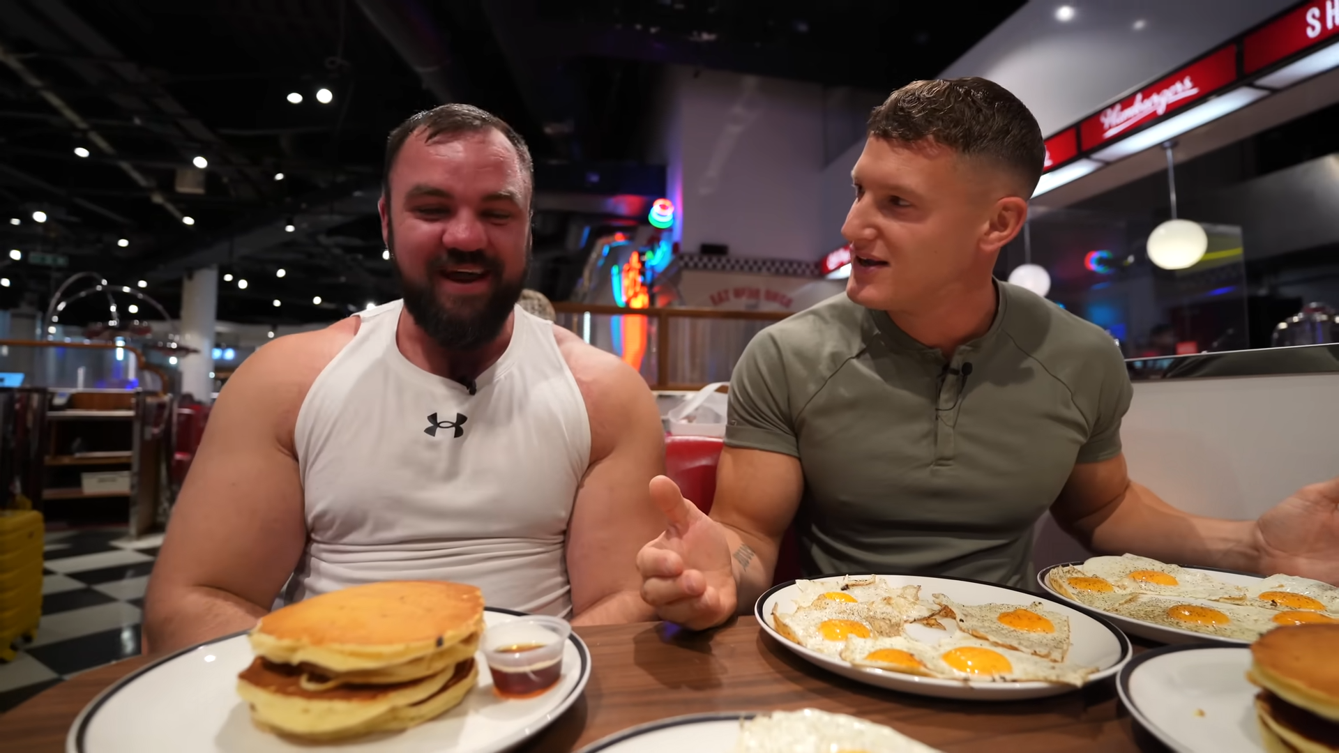 He tried a 6,000 calorie strength diet and the first meal said everything