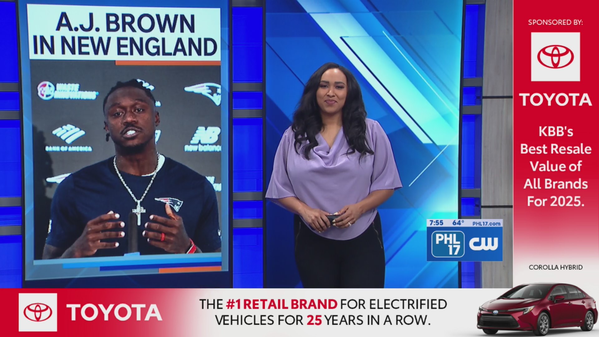 Former Eagles receiver AJ Brown begins new chapter in New England ...