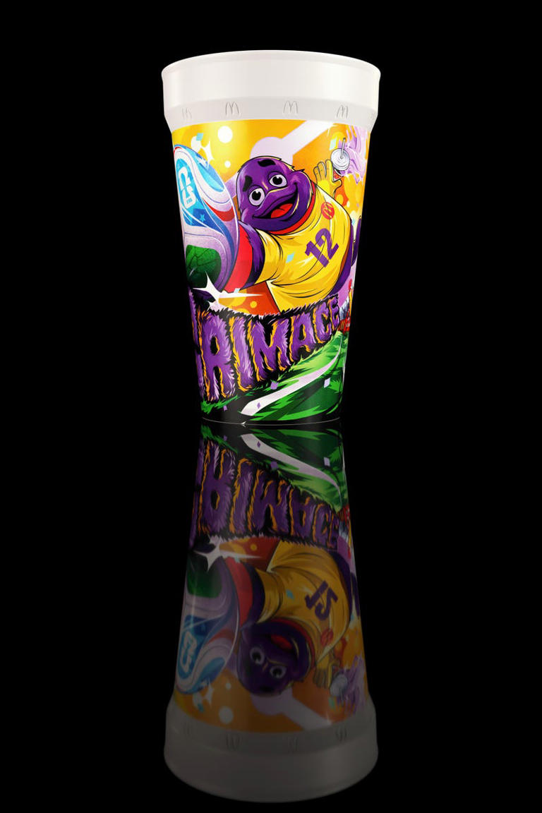 David Beckham, Grimace & more star on McDonald’s new collectible cups ...