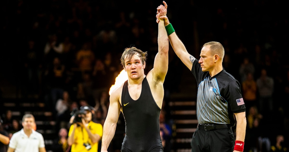 Former Iowa All-American Nelson Brands added to Cal Poly wrestling ...