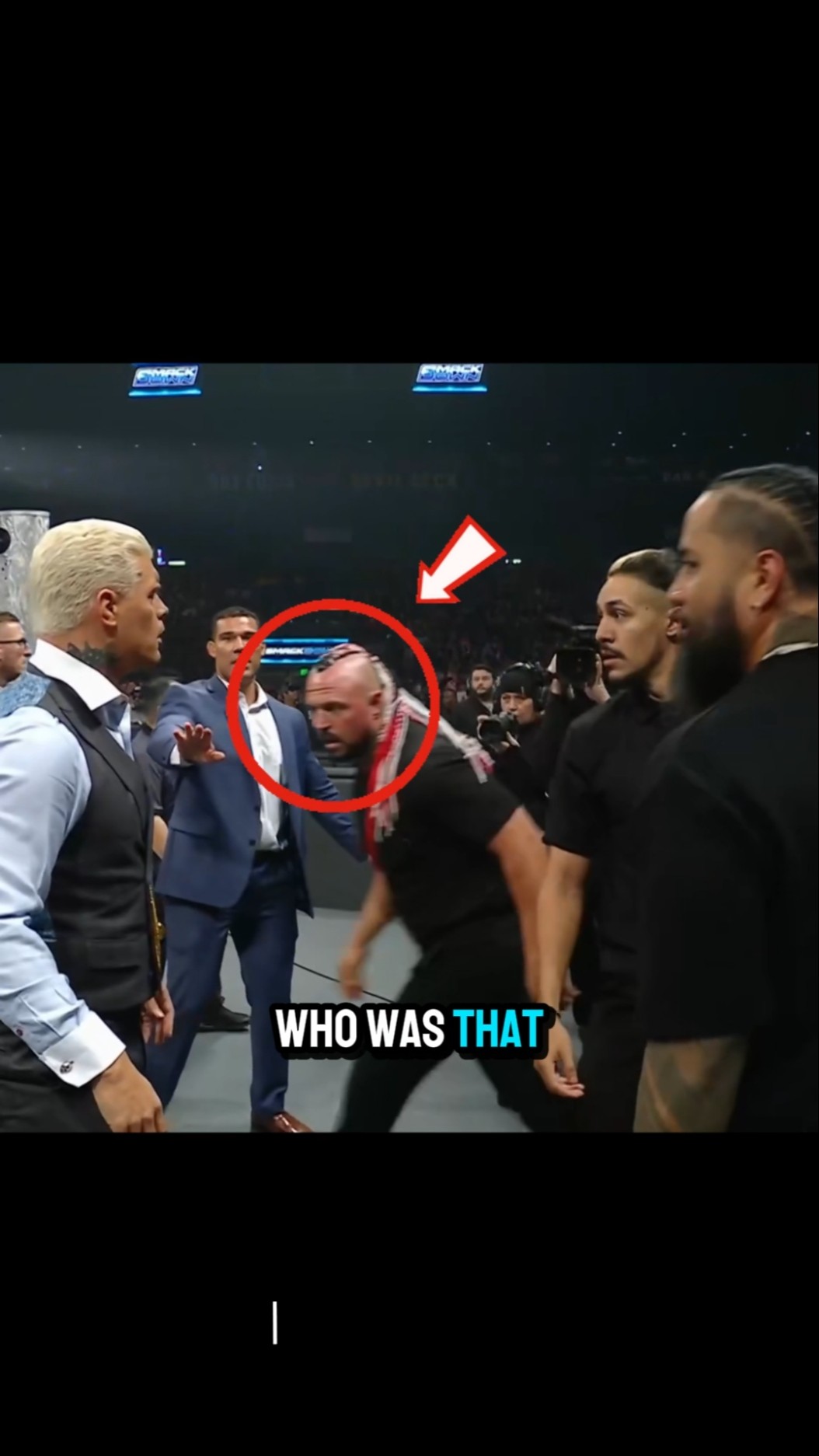 Who was that security guard on SmackDown?