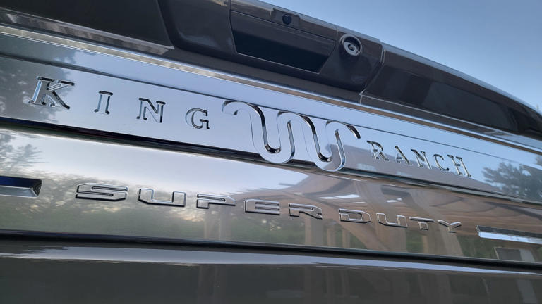 The Ford Super Duty has way too many badges