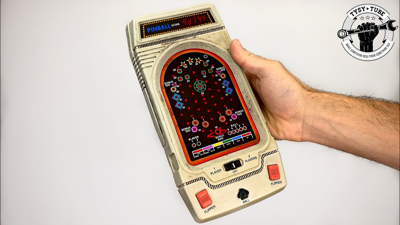 Electronic pinball retro game restoration