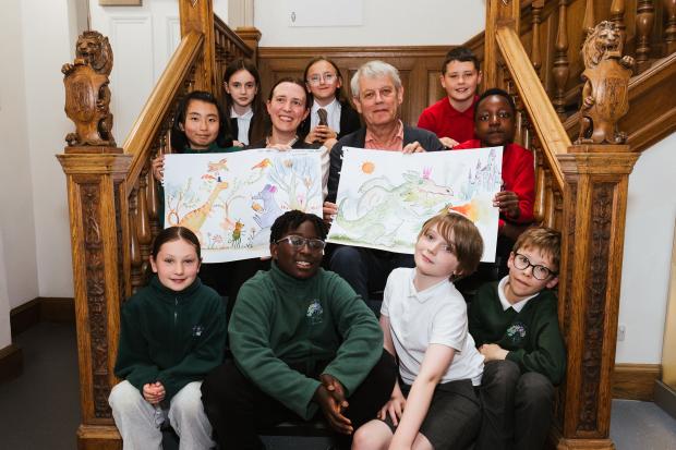 Glasgow schoolkids meet illustrator of The Gruffalo at international ...