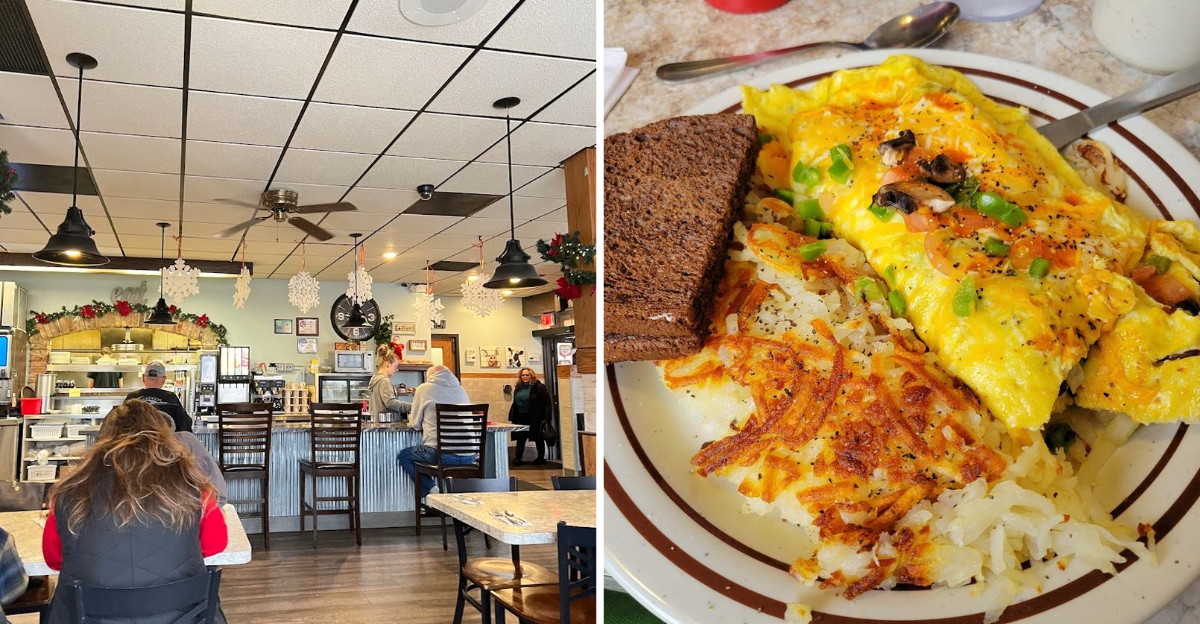 Walk into a North Dakota diner where the omelet arrives hot, fluffy ...