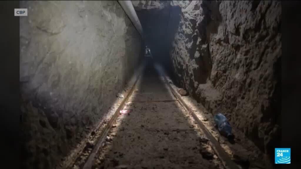 US finds huge tunnel on the Mexican border used to smuggle drugs