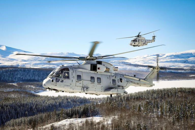 Royal Navy helicopter crashes into UK field as emergency services rush ...