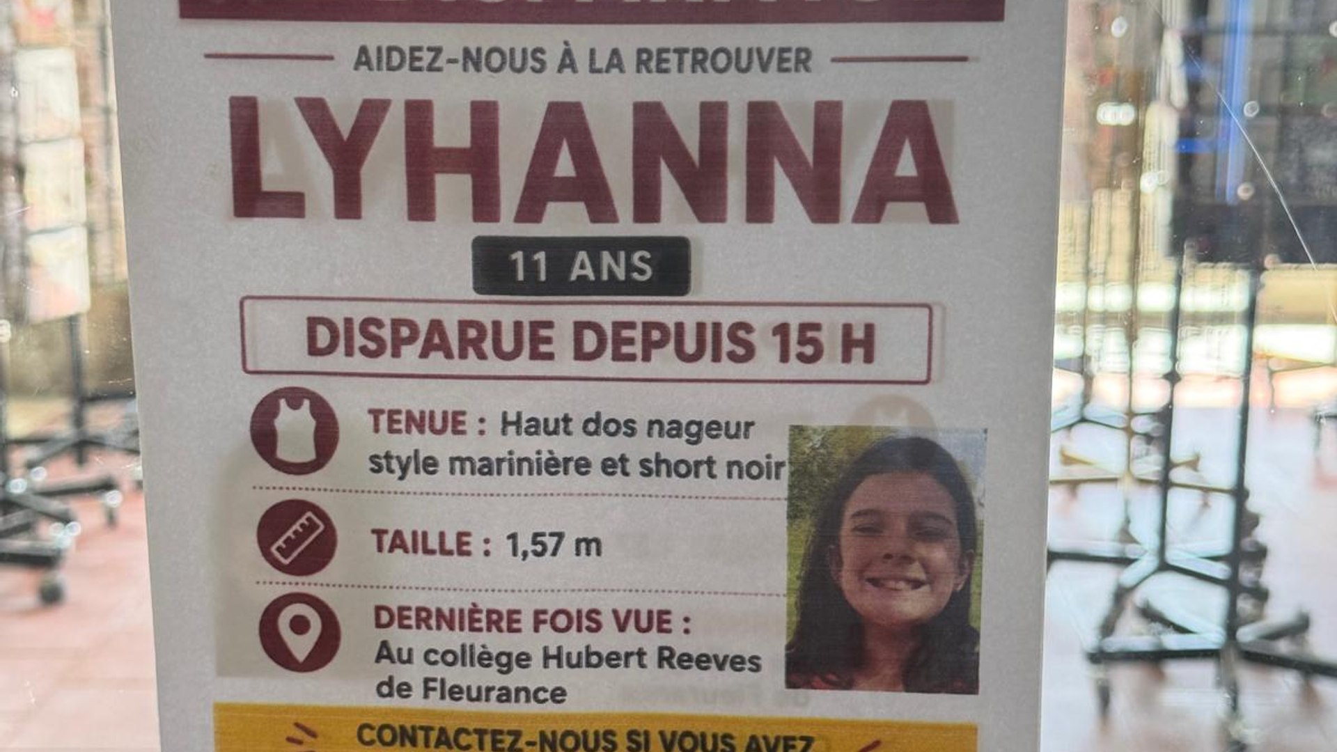Disparition de Lyhanna : au sixième jour, les recherches se poursuivent