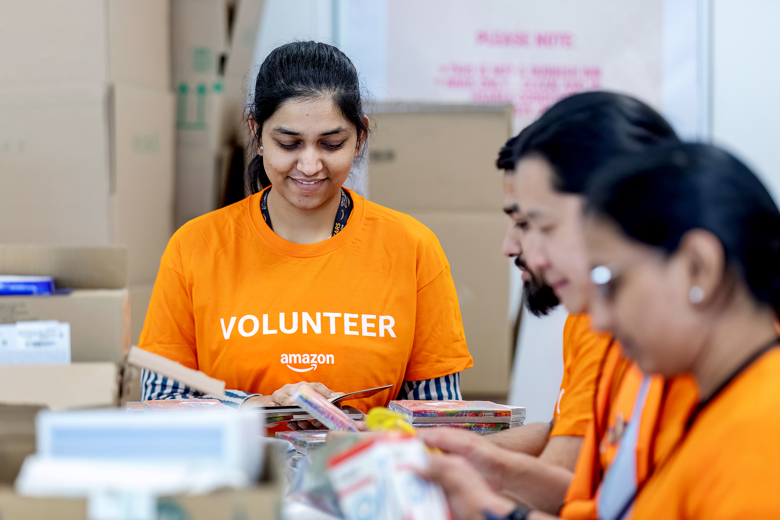Doncaster team marks Amazon Global Month of Volunteering by packing ...