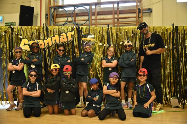 Celebrity author MC Grammar gets pupils rapping and reading on school visit