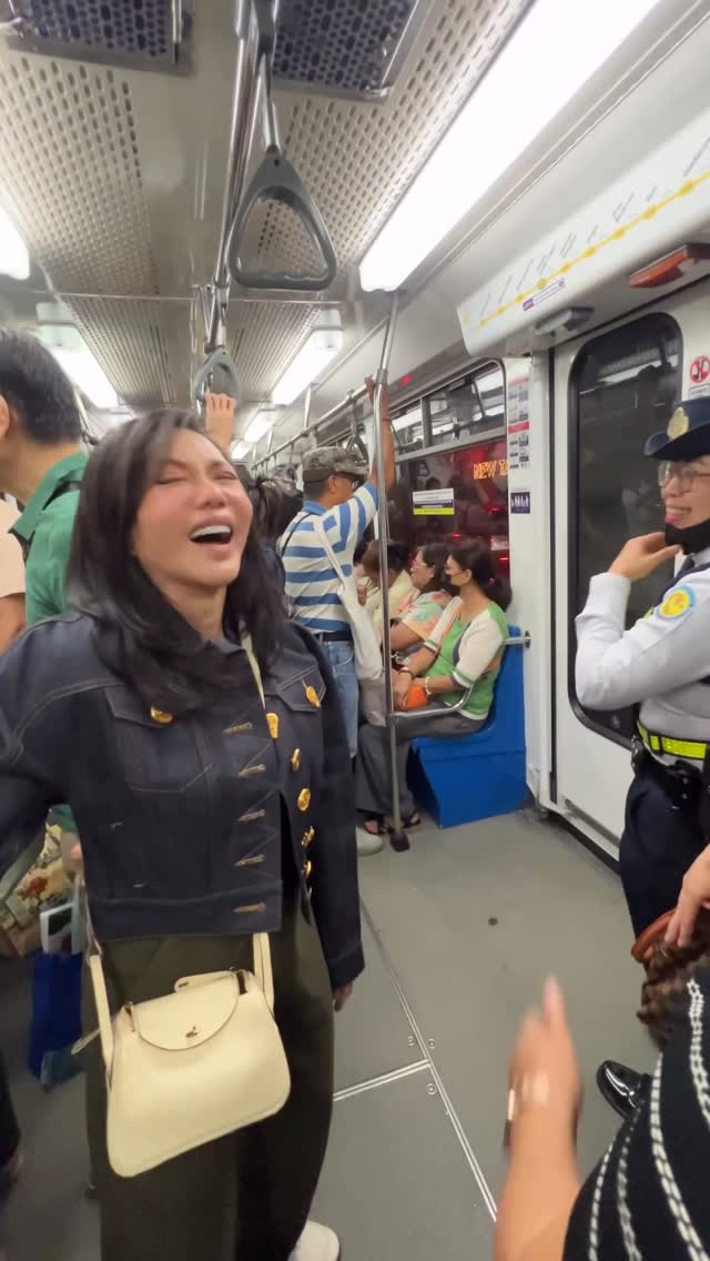 First time riding the MRT and it’s faster than a Ferrari in Metro Manila