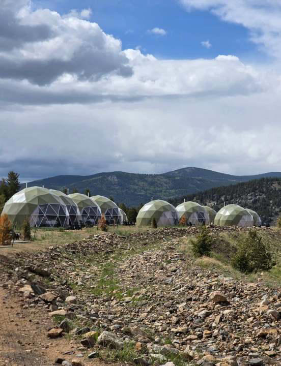 Geodesic dome glamping resort now open in Black Hawk