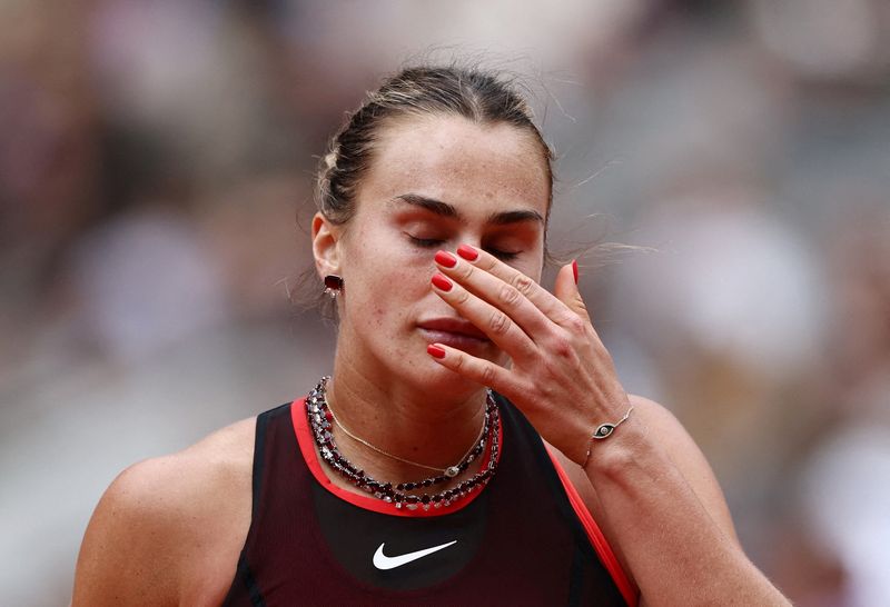 Tennis-Sabalenka says she fell into 'deep, dark hole' mentally in Paris ...