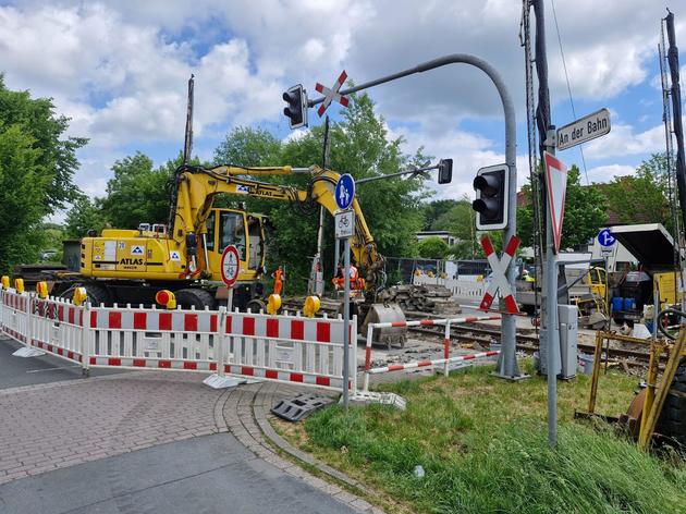 Bahnübergang Ahlhorner Straße gesperrt – dann folgt der nächste