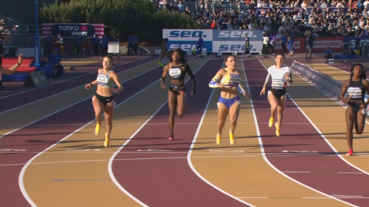 Dutch sprinter Minke Bisschops wins 100m in Finland as Canada's Sade ...
