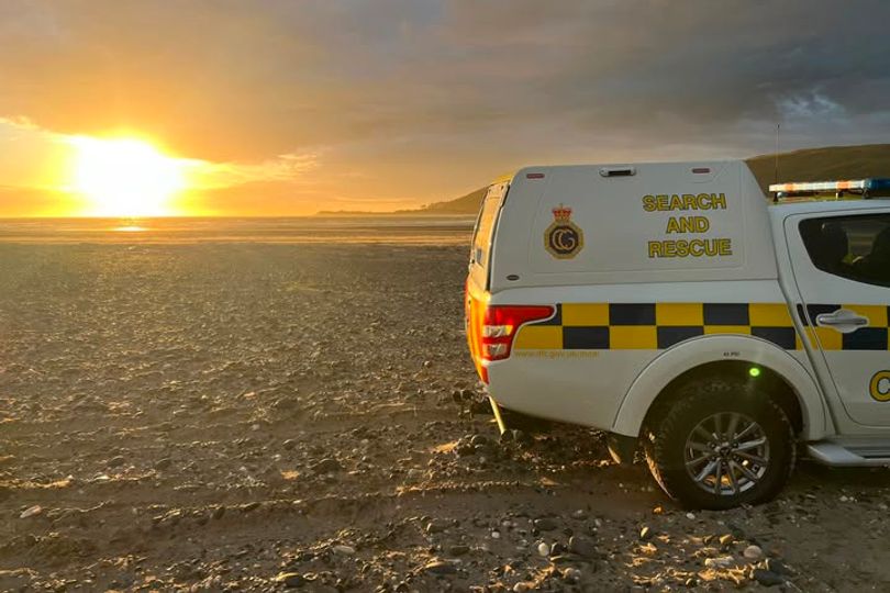 Military back at notorious Welsh beach