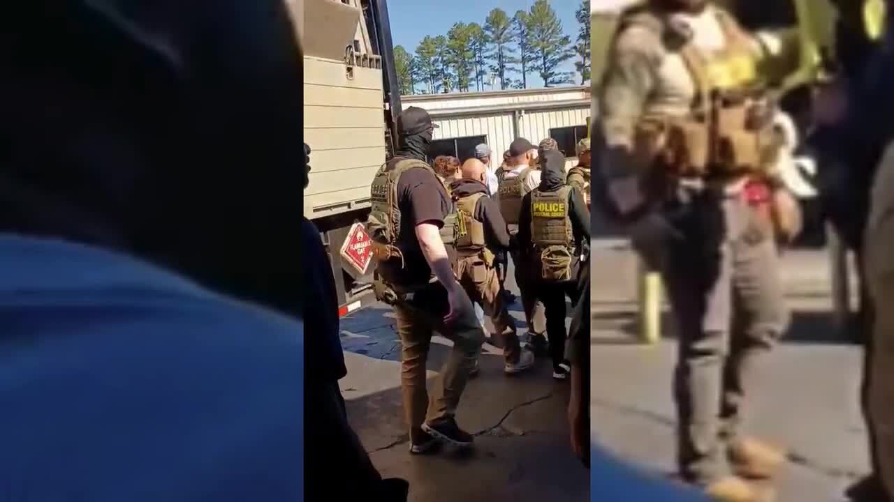 Video: Large law enforcement operation at facility in Abbeville County