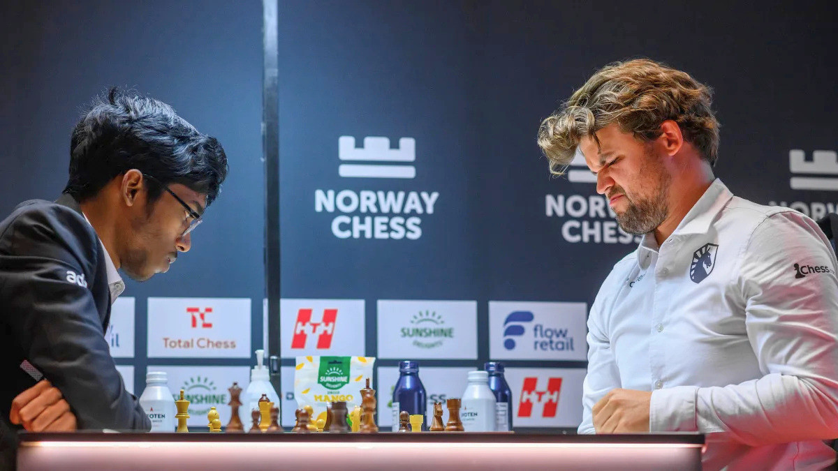 R Praggnanandhaa defeats Magnus Carlsen thrice in classical chess ...