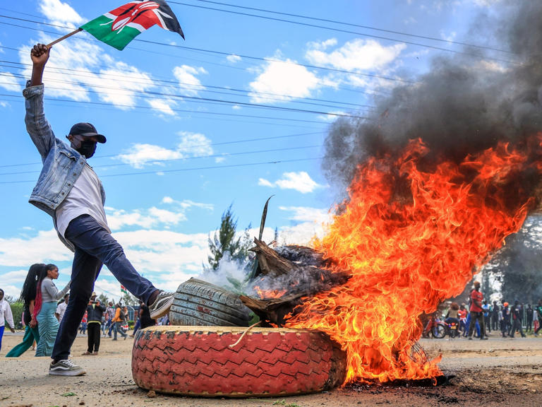 Protests against US Ebola facility in Kenya turn deadly