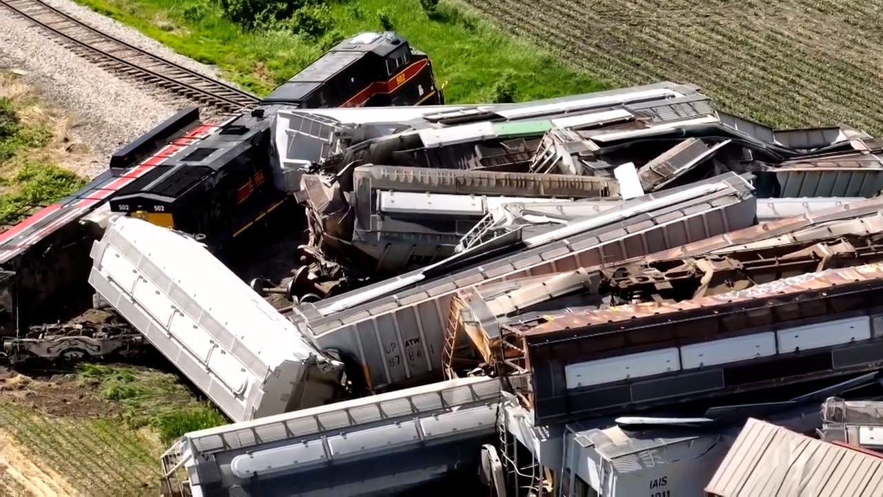 One killed, one injured in semi vs. train crash that caused massive ...