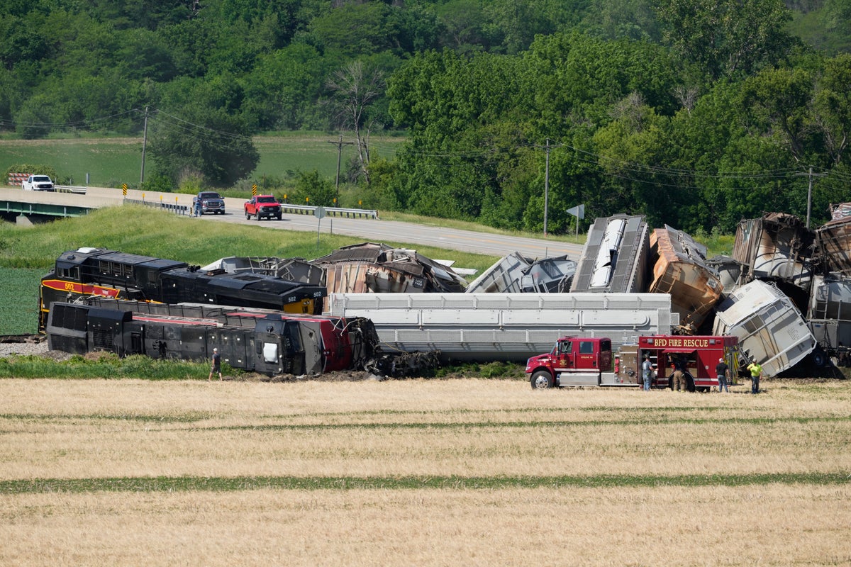One dead and another injured after train and semi-truck collide