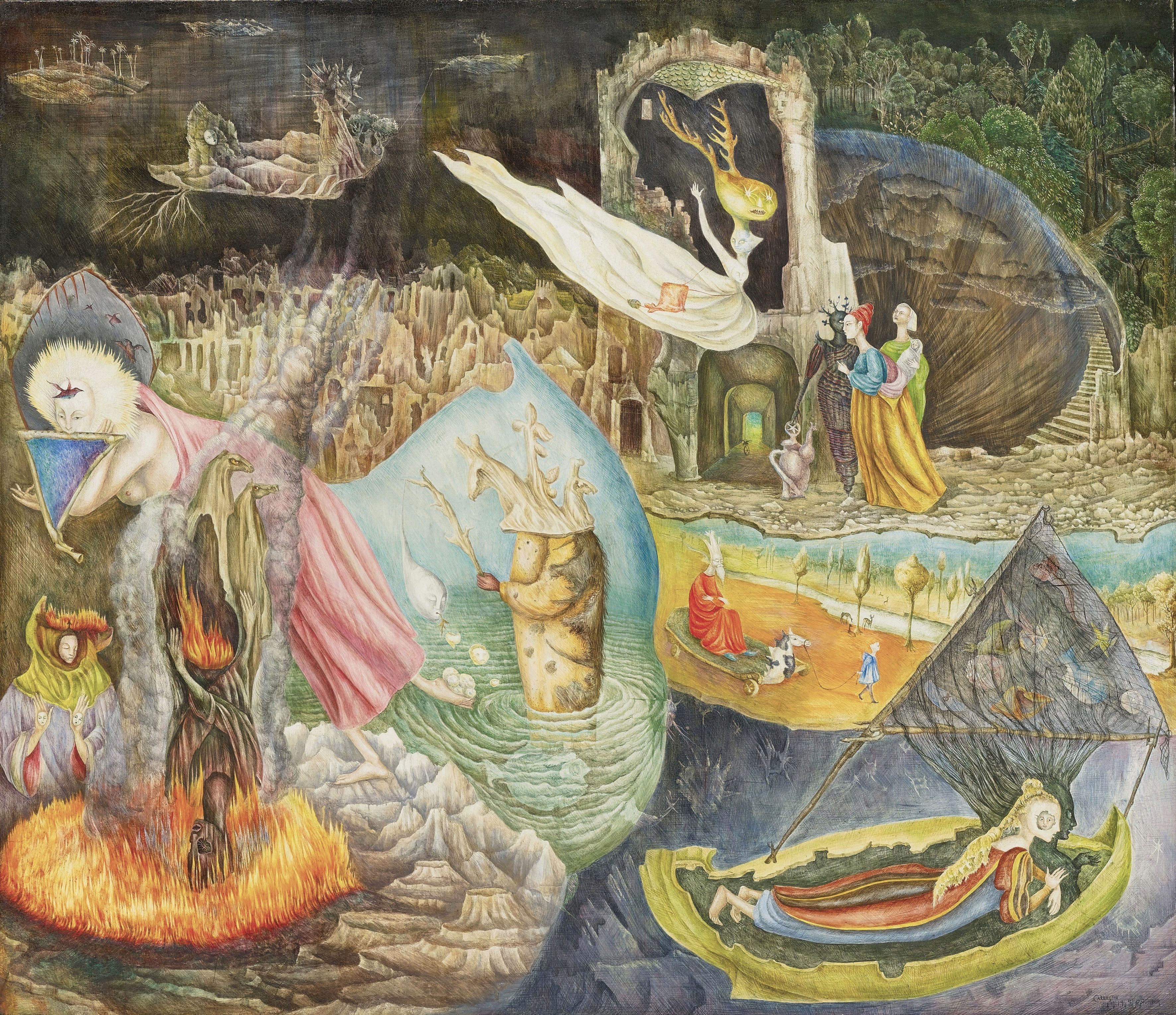 Leonora Carrington: la obra inédita que sobrevivió al encierro en Santander