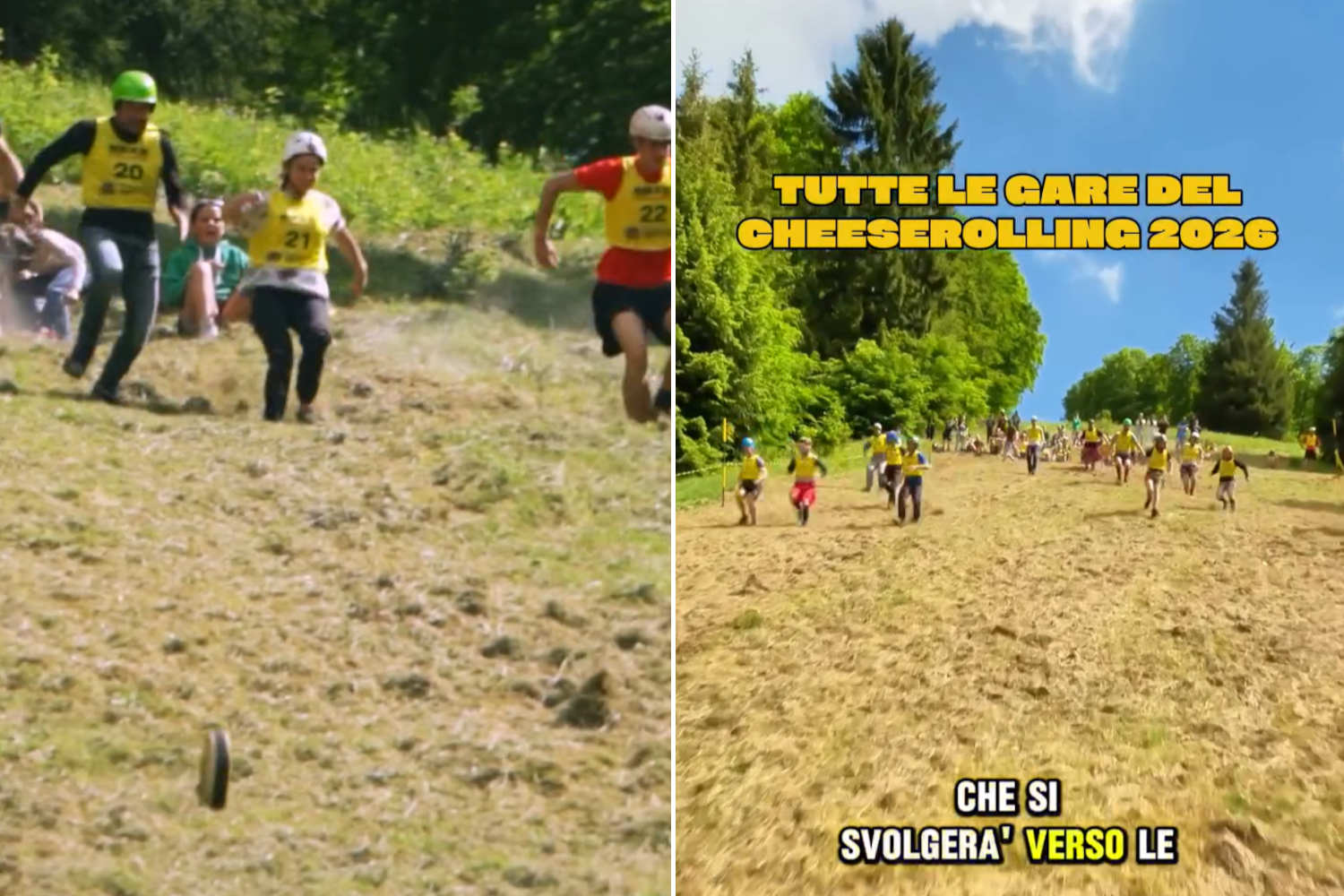 Cheese rolling, in Trentino torna la folle corsa dietro una forma di ...