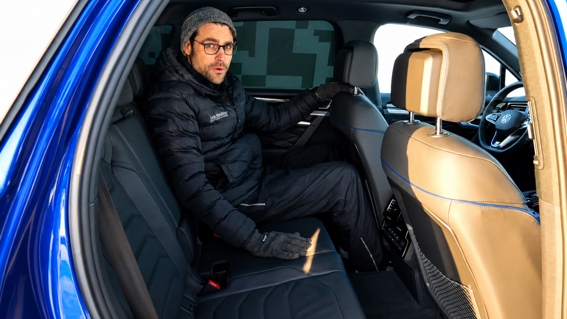 Experiencing the interior changes in the VW Touareg R