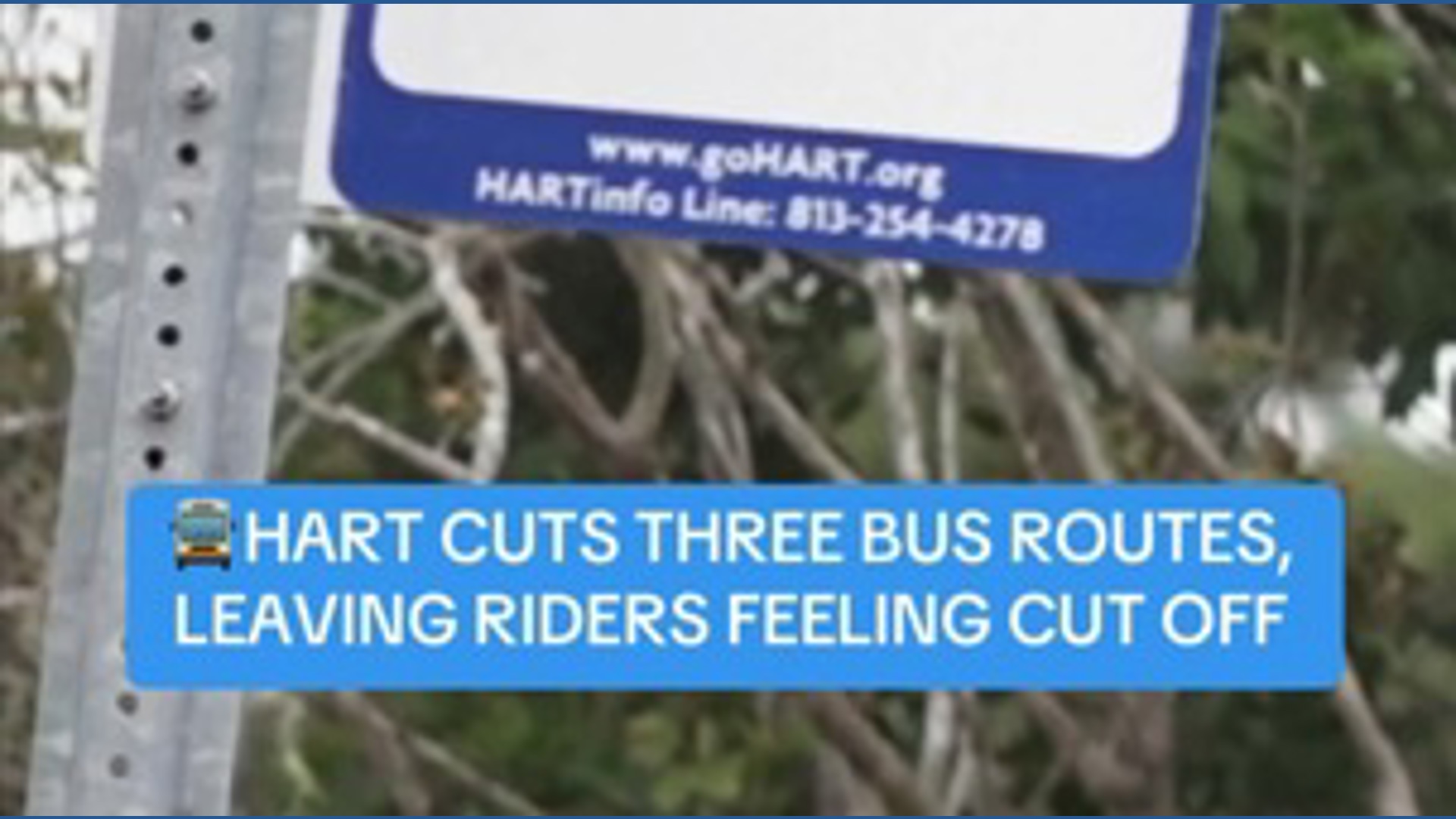 HART cuts routes