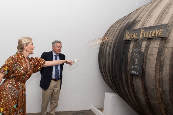 Duchess Sophie jokes about 'swimming' in cask of port wine as royal ...