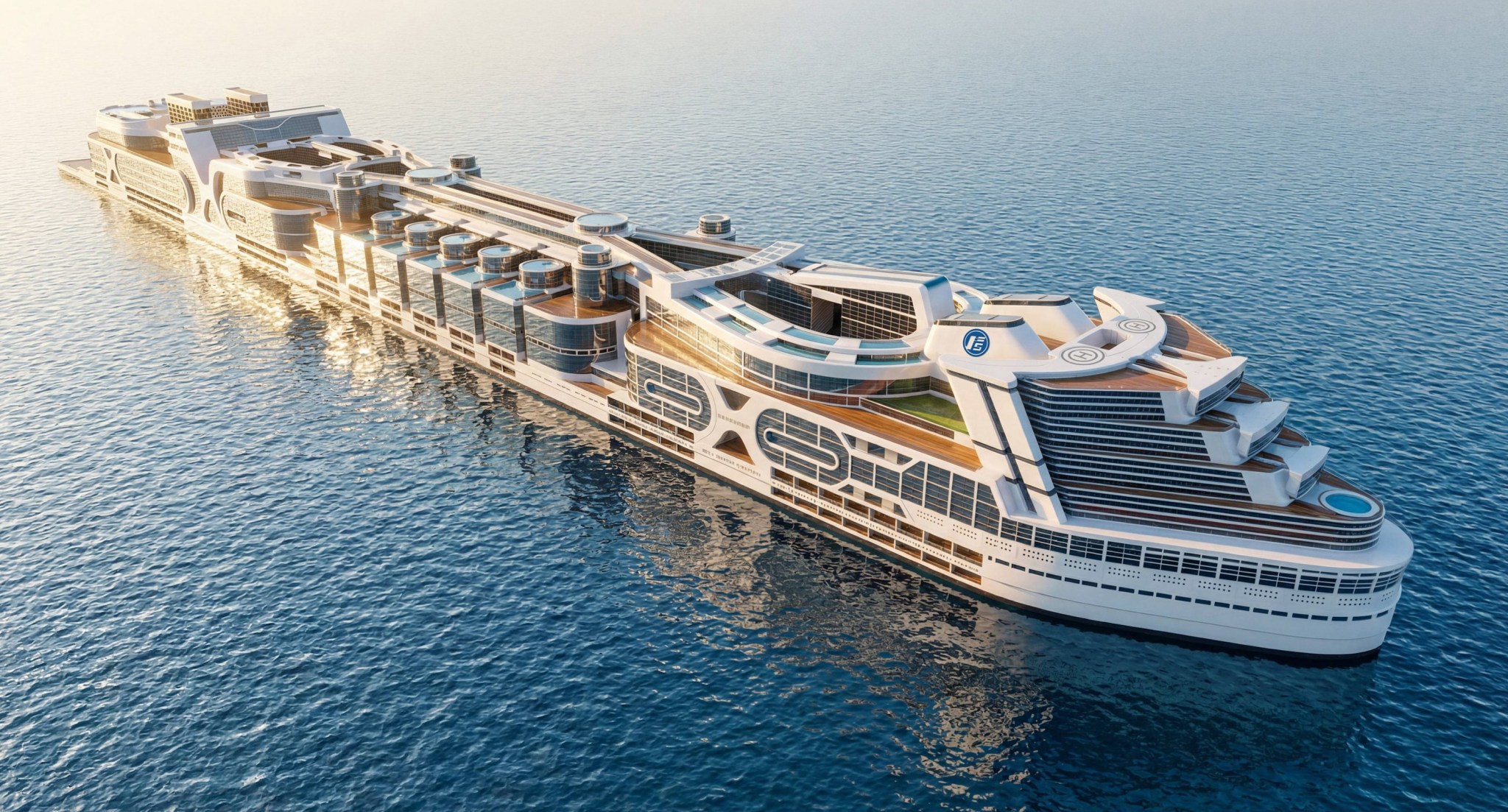 A mile-long ship for 80,000 people? Why floating cities never get built