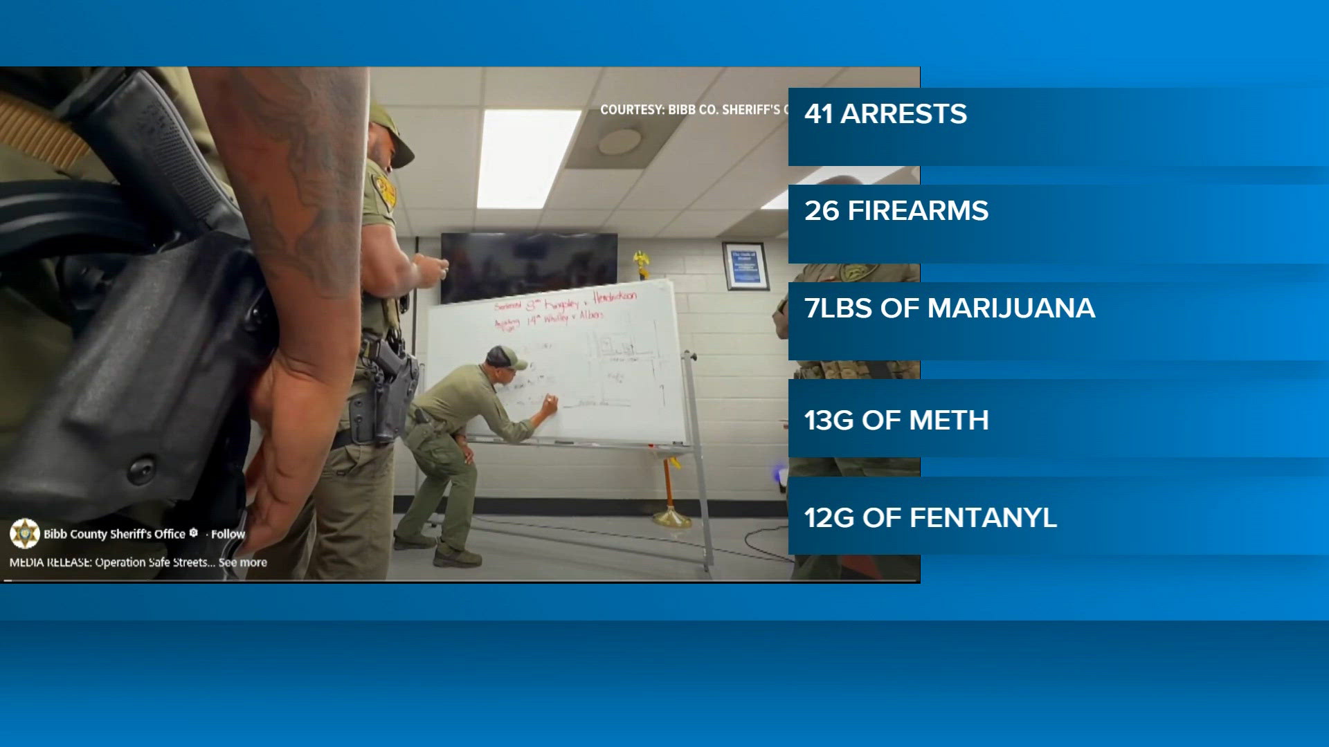41 people arrested, pounds of drugs seized in connection to Bibb County ...