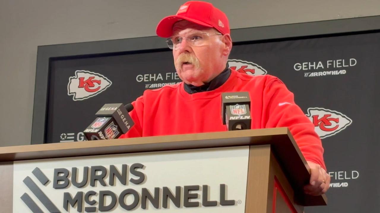 Kansas City Chiefs Head Coach Andy Reid on the O-Line, Esa Pole and More