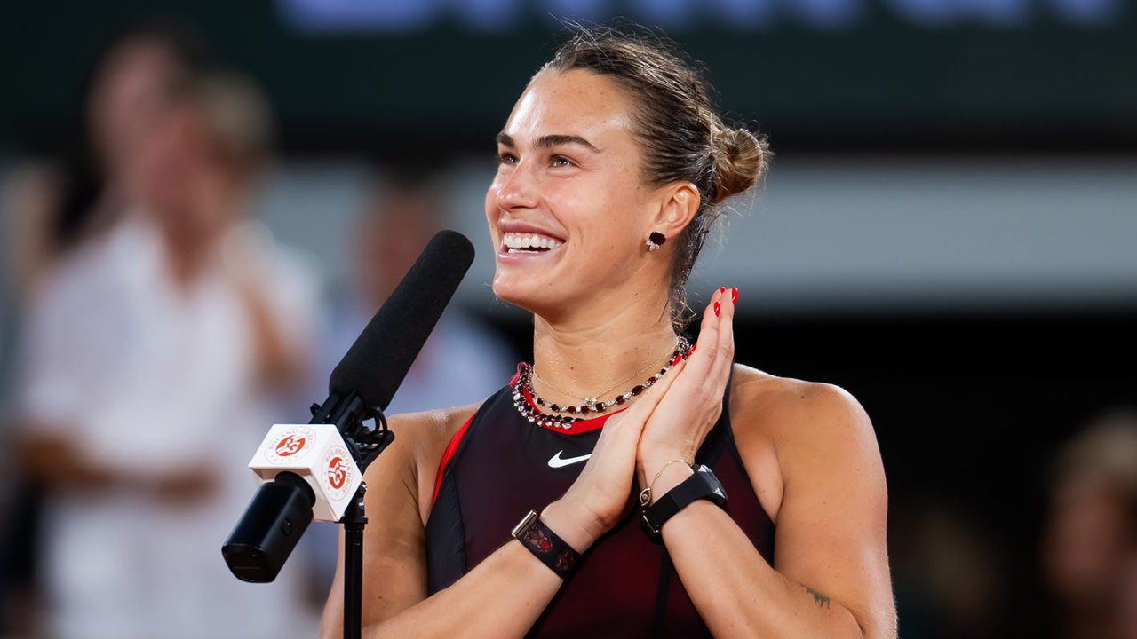 Quote of the day by Aryna Sabalenka: "Sometimes you just need to let it ...