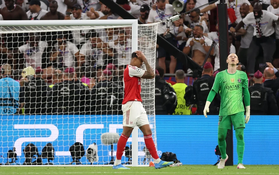 Gabriel shirt sales soar 350% after Champions League heartbreak