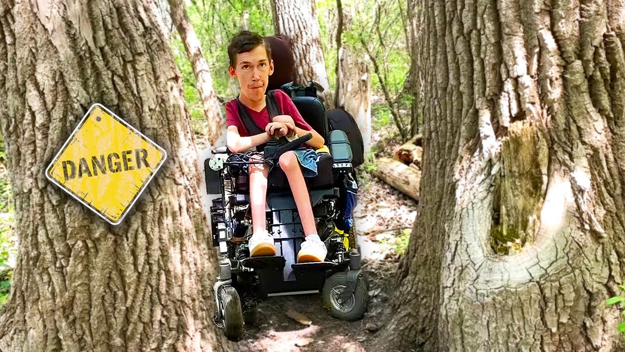 Wheelchair off-road adventure takes an unexpected turn