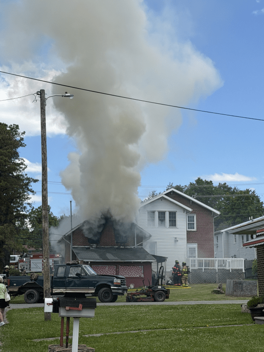 Multiple agencies respond to structure fire in part of Mercer County