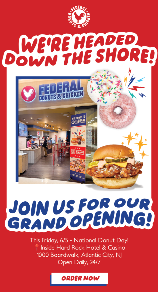 Federal Donuts & Chicken opens first Atlantic City location at Hard ...