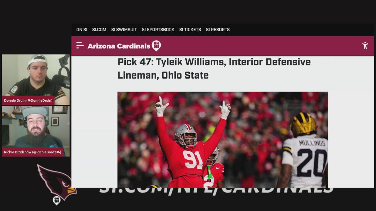Why Tyleik Williams to Arizona Cardinals makes sense