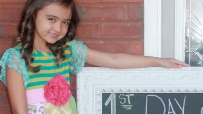 Teen wears first-day-of-kindergarten dress to last day of high school