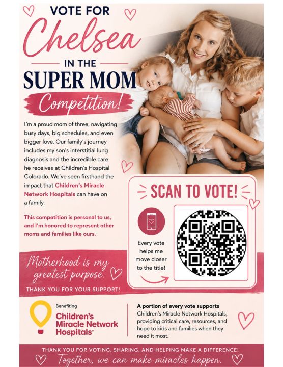 Vote for Chelsea: Pueblo mom in Super Mom competition for Children’s ...
