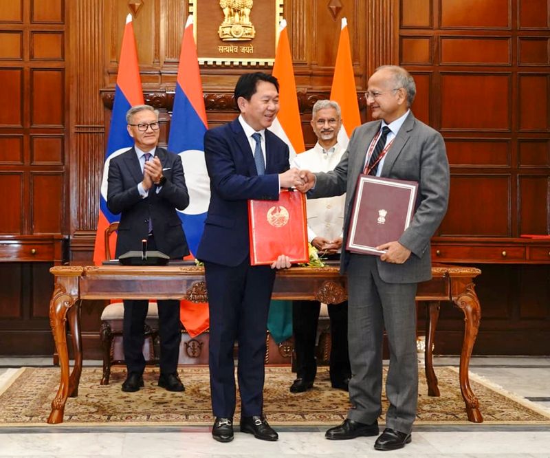 India, Laos review bilateral ties
