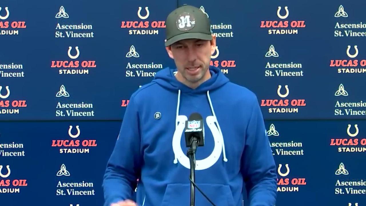 Shane Steichen on impact of Colts WR Alec Pierce, drops by Josh Downs